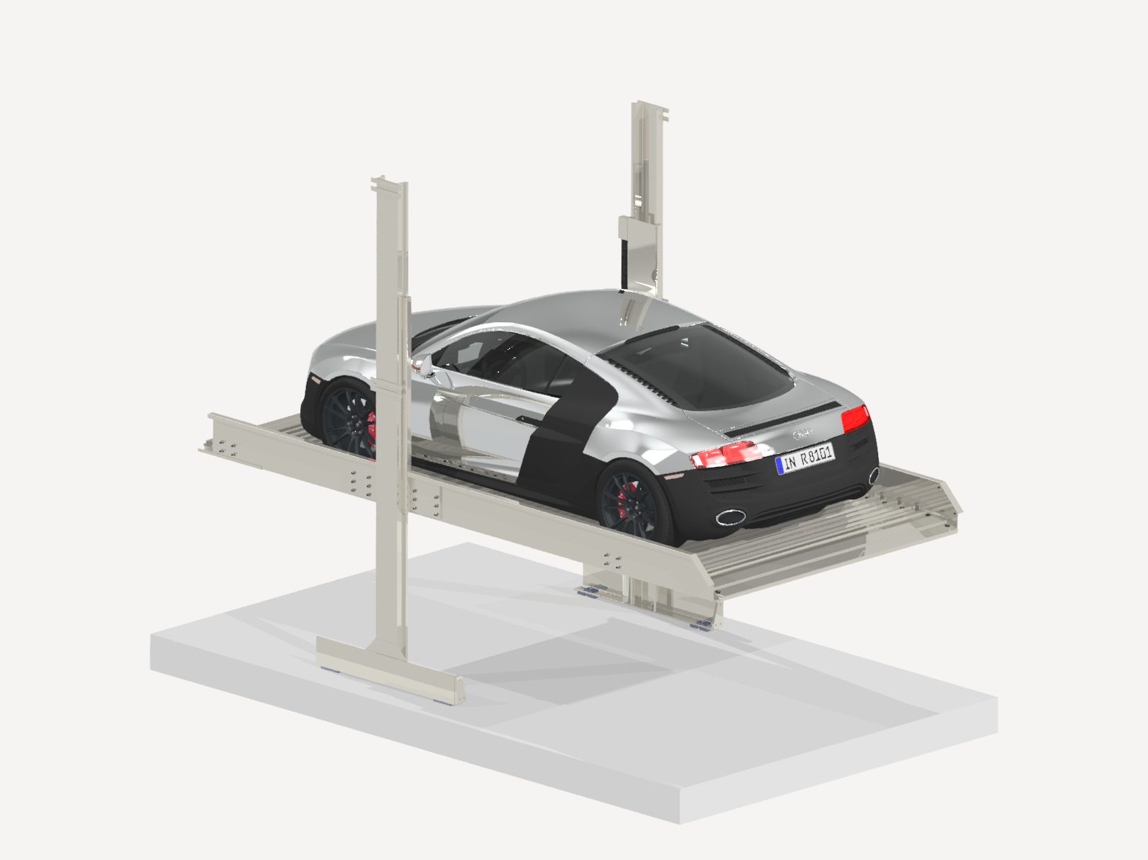 V2 Doppelparker | Autos übereinader parken | Duplexparker Parksysteme